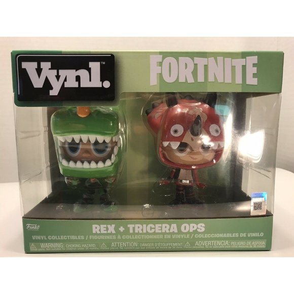 Funko | Toys | Funko Vynl Fortnite Series Rex Tricera Ops Figurines New ...